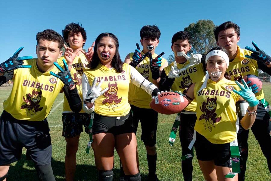 Diablos del Sol de Aguascalientes Campeones del Estatal de Tochito NFL