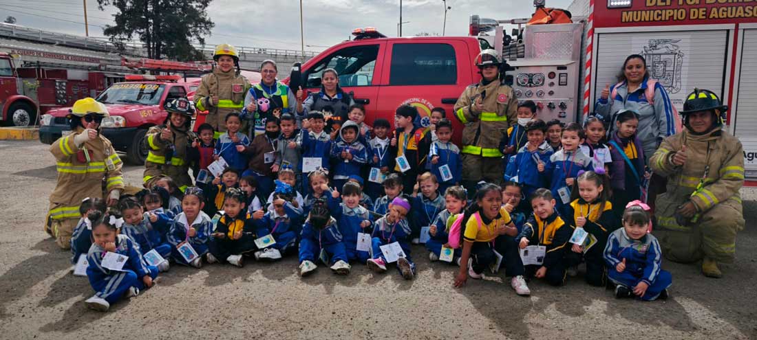Invita municipio a las escuelas a visitar la estación de bomberos ...